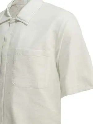 Herno Short-sleeve Seersucker Shirt