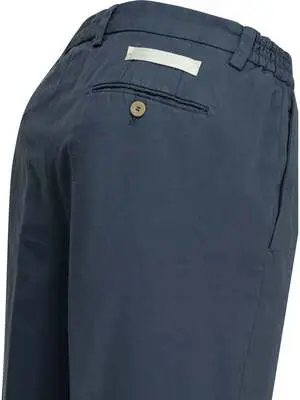 BRIGLIA 1949 Tailored Cotton Linen Trousers