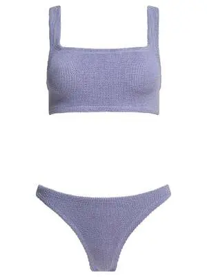 Hunza G Textured Bikini - Purple