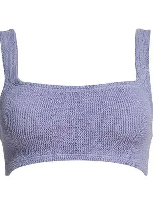Hunza G Textured Bikini - Purple