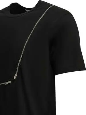 Comme Des Garçons T-shirt With Zipper Detail