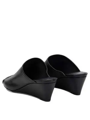 AeydĒ Suzanne 50mm Wedge Sandals - Black
