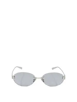 Balenciaga Af Gossip Oval Sunglasses - Grey