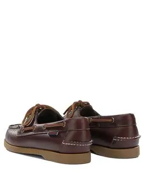 SEBAGO Portland Waxed Leather Lace-up Loafers - Brown