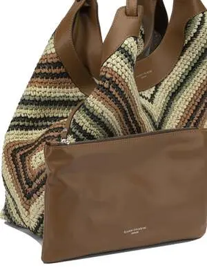 GIANNI CHIARINI Woven Shoulder Bag