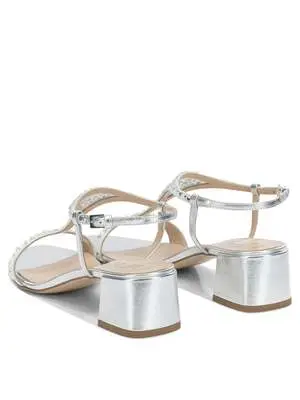 NINALILOU Embellished Crystal Sandals
