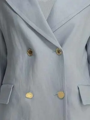 Max Mara Linen Double Breasted Blazer