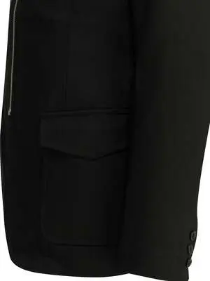 Comme Des Garçons Polyester Zippered Blazer