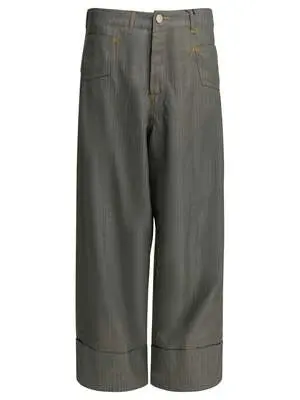 Junya Watanabe Pinstripe Wide-leg Pants