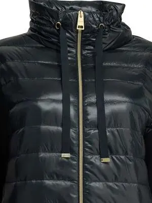 Herno Down Jacket With Technical Nylon Inserts - Blue