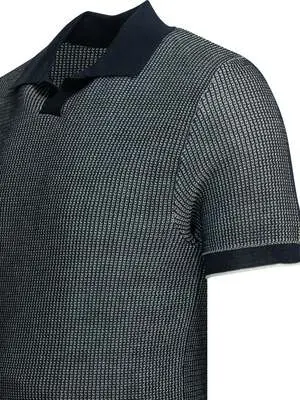 RAKKI Mercedes 300" Buttonless Polo Shirt In Cotton Knit