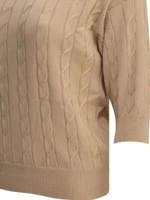RAKKI Almeria Crew Neck Sweater - Pink