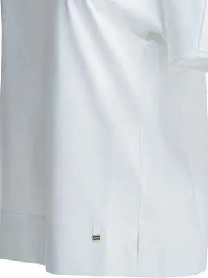 Herno Crewneck T-shirt With Balloon Sleeves - White