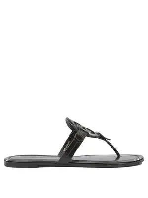 Tory Burch TORY BURCH Ovine Leather Sandals With Rubber Sole Brown