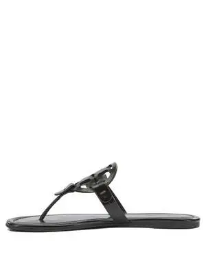 Tory Burch Ovine Leather Sandals With Rubber Sole - Brown