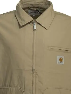 Carhartt Work In Progress Postal Overshirt Jacket - Beige