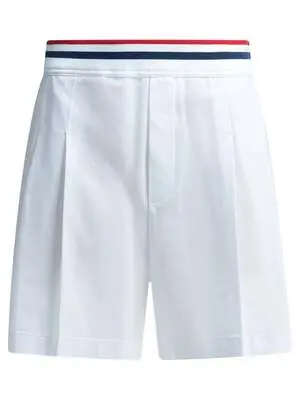 Brunello Cucinelli Formal Cotton-linen Blend Shorts - White