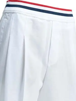 Brunello Cucinelli Formal Cotton-linen Blend Shorts - White