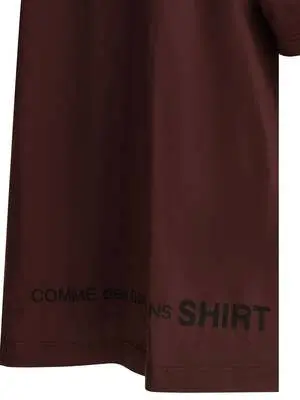 Comme Des Garçons Oversized Cotton T-shirt - Bordeaux