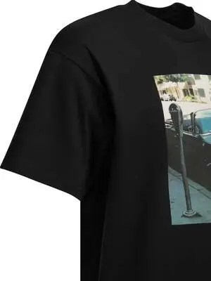 Carhartt Work In Progress Warm Views" Graphic Print Organic Cotton T-shirt - Black