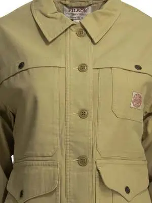 Filson Reverse Sateen Cruiser Overshirt Jacket - Beige