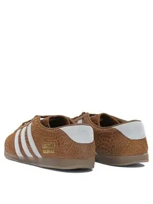ADIDAS ORIGINALS Gazelle Lo Pro Snakeskin Low Top Sneakers - Brown
