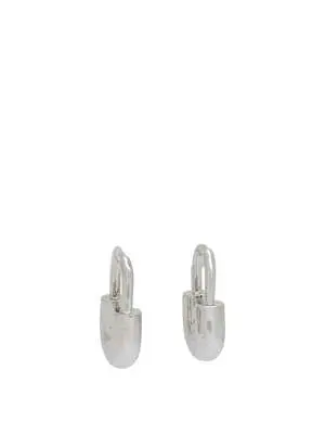 MARIA BLACK Safety Pin Earrings - Silver