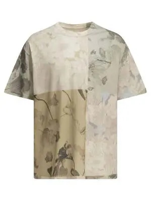 MAISON MARGIELA Floral Patchwork Crewneck T-shirt