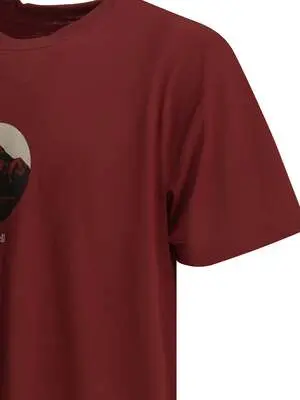 MONTBELL Graphic T-shirt - Bordeaux
