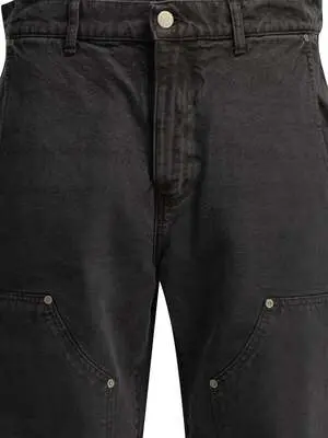 MFPEN Mfpn Double Knee Straight Leg Jeans - Black