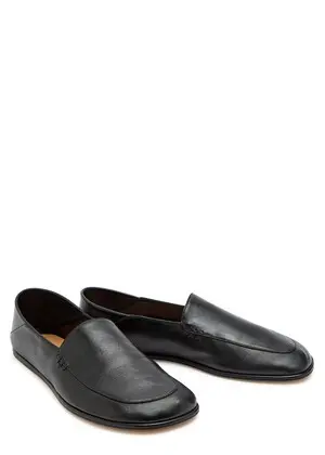 Calvin Klein Leather Loafers - Black