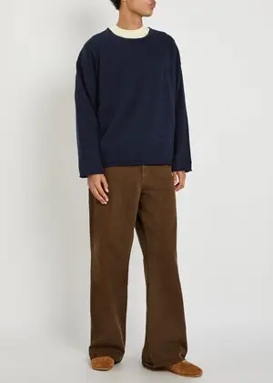 THE ELDER STATESMAN Nora Cotton Jumper
