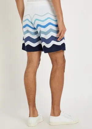 SANDBANKS Striped Cotton Shorts