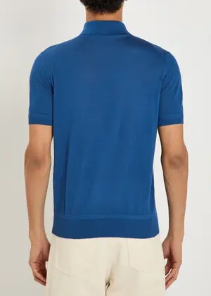 TOM FORD Gauge Cashmere And Silk-blend Polo Shirt