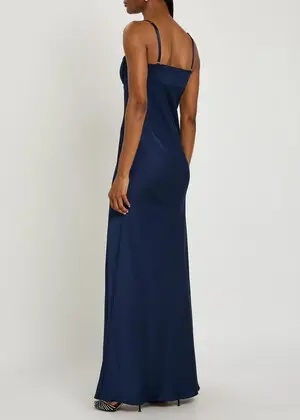 Anna October Tulip Satin-crepe Maxi Dress