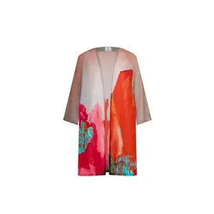 DHARA SHETH, DUBAI Dhara Sheth Short Kimono - Orange/red