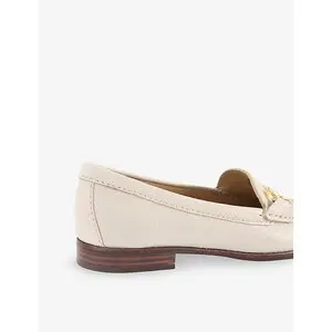 Carvela Leather Loafers With Horsebit Detail - Bone
