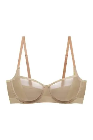 Natori True Zen Balconette Underwire Bra Brown
