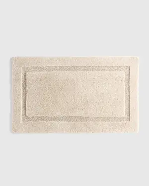 Quince Turkish Cotton Non-slip Bath Rug - Birch