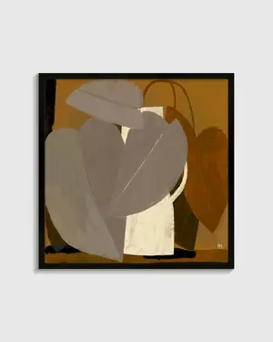 Quince Umber Leaves Marco Marella - Black