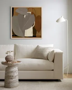 Quince Umber Leaves Marco Marella - White