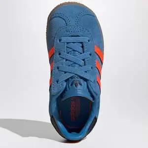 ADIDAS ORIGINALS Gazelle Focus Blue/solar Orange Sneakers With Elasticated Laces