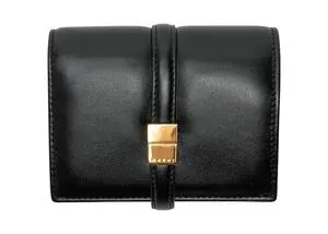Marni Prisma Billfold Leather Wallet - Black