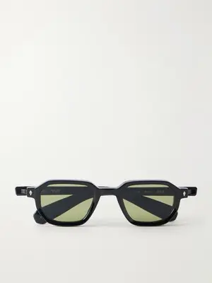 SATO Izar Square-frame Acetate Sunglasses - Black