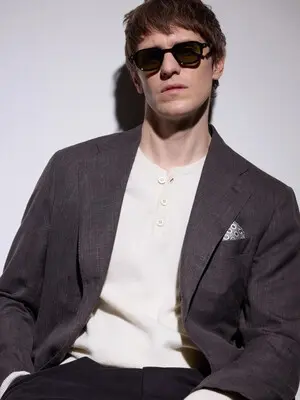 SATO Izar Square-frame Acetate Sunglasses