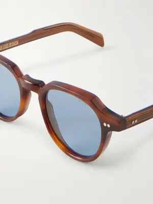 CUTLER AND GROSS Gr06 Round Frame Sunglasses - Tortoiseshell