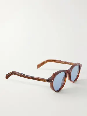 CUTLER AND GROSS Gr06 Round Frame Sunglasses - Tortoiseshell