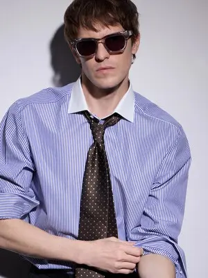 JACQUES MARIE MAGE Dealan Square-frame Acetate Sunglasses - Silver