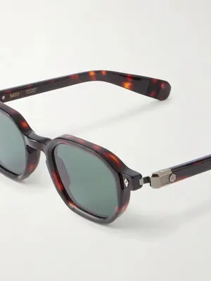 SATO Round Frame Acetate Sunglasses