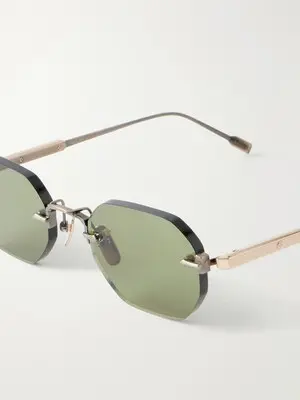 SATO Terebellum Ii Octagon Frame Sunglasses - Gold